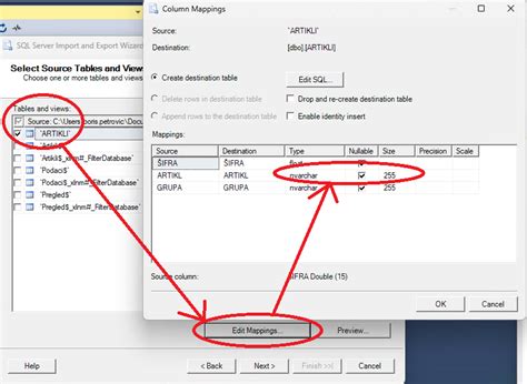 Solved Import From Microsoft Excel To Sql Server Large Text