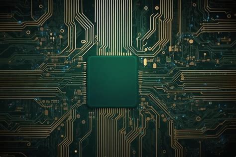 Premium Ai Image Technology Abstract Circuit Board Texture Background Hightech Futuristic