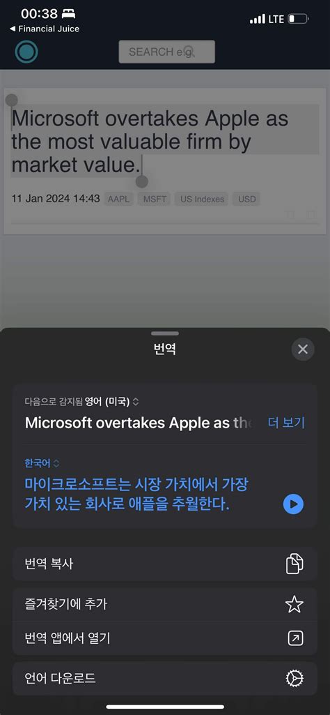 블라인드 주식·투자 마소 시총 애플 추월