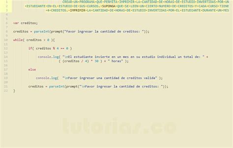 Ciclo While Javascript Horas De Estudio De Un Estudiante Tutorias Co