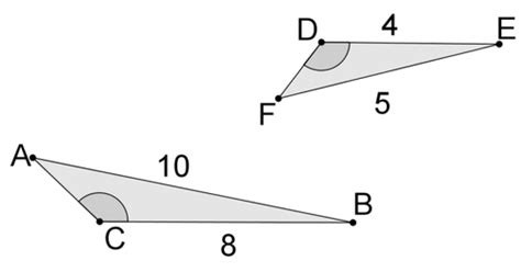 Sas Triangle Similarity Read Geometry Ck 12 Foundation