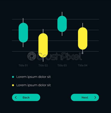 Candlestick Diagram Ui Element Template Stock Vector 6287857 Crushpixel