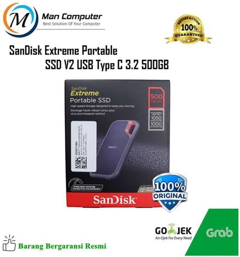 Jual Sandisk Extreme Portable Ssd V Usb Type C Gb Sdssde G Di Seller Mancomp Id