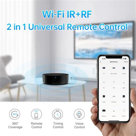 AVATTO Tuya Smart WiFi RF IR Remote Smart Home For Air Conditioner TV Universal Infrared Control