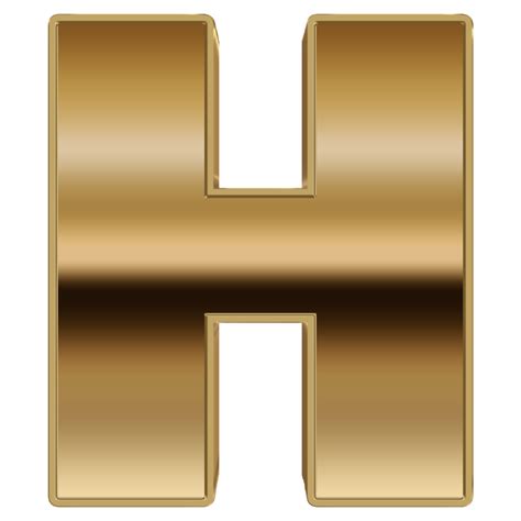 3d Metallic Rendering Alphabet 17052393 Png
