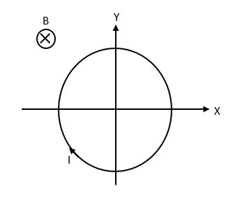 A Conducting Loop Carrying A Current Is Placed In A Class 12 Physics JEE Main