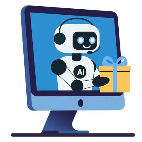 Illustration Chat Bot With T From Monitor Screen 55595581 Vector Art