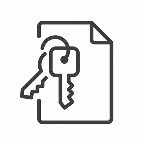File Document Security Key Keyset Icon Download On Iconfinder
