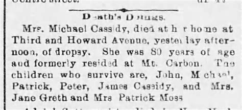 Bridget Dunn Cassidy Obit ™