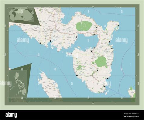 Sorsogon Province Of Philippines Open Street Map Locations Of Major