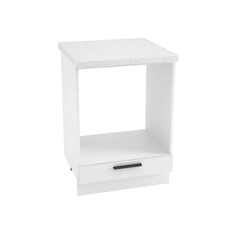 Шкаф нижний духовой Кухня Глетчер 600 мм Белый Айленд купить в