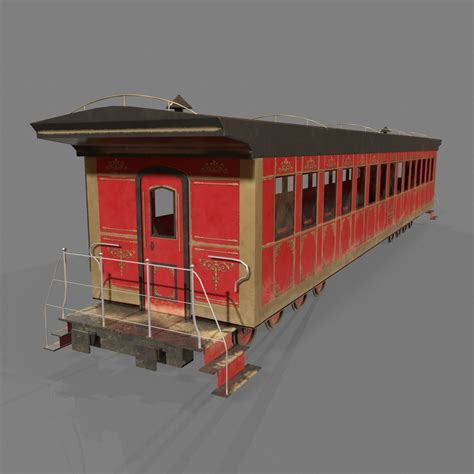 기관차 마차 팩 3d 모델 20 Fbx Free3d