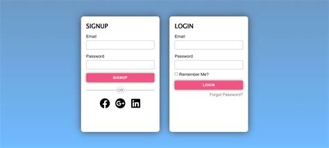 Github Akashkisankonda Login Signup Page