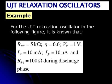 Draw The Circuit Diagram Of A Unijunction Relaxation Oscillator