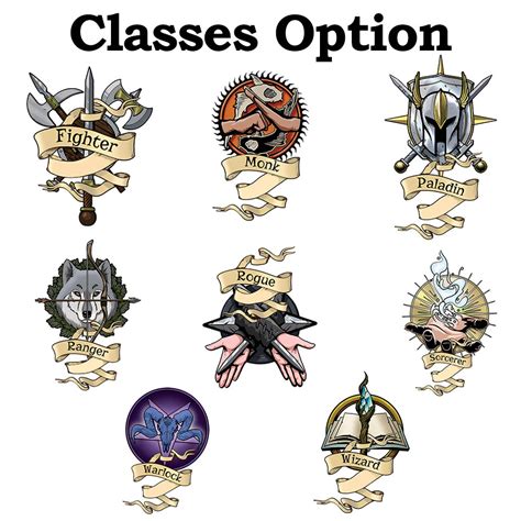 Personalized Dnd Classes Badge Reel Custom Name Dnd Badge Reel