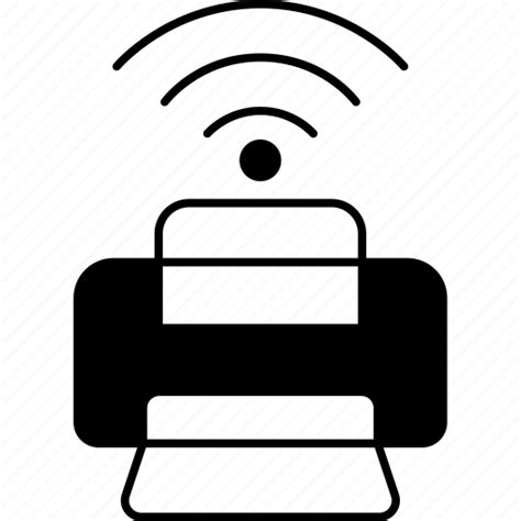 Wifi Printer Connect Communication Digital Icon Download On Iconfinder