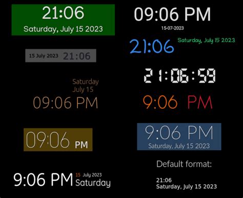 desklets dual datetime cinnamon spices