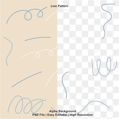 Premium Psd Line Patterns Design
