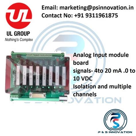Abs Ul Plc Dcs Analog Input Module Redundancy For Industrial At