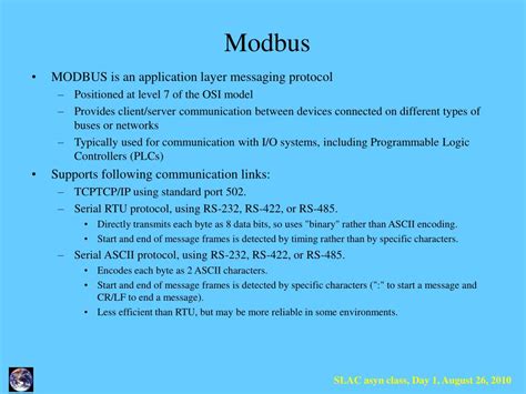 PPT Example Asyn Driver Modbus PowerPoint Presentation Free Download