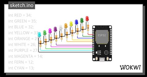 ใบงานที่ 1 2 wokwi esp32 stm32 arduino simulator