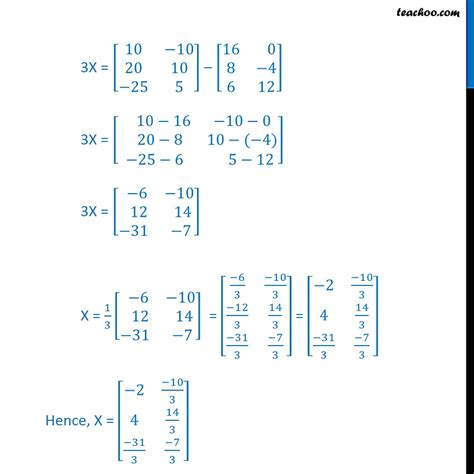 Example 8 Find Matrix X Such That 2a 3x 5b Examples