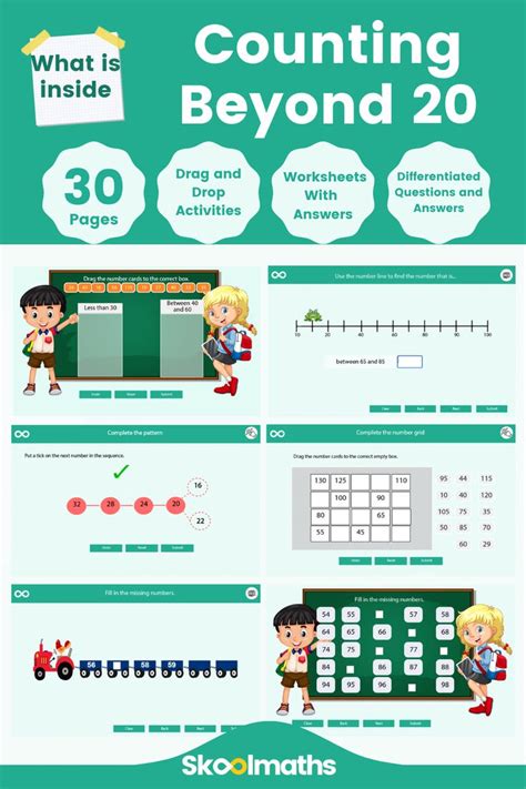 Counting Beyond 20 Interactive Digital Maths Lesson For Year 1 Teaching Resources Math