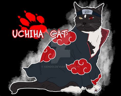 Uchiha Cat By Gendgi On Deviantart