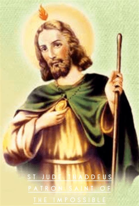 St Jude Thaddeus Patron Saint At Dylan Inge Blog