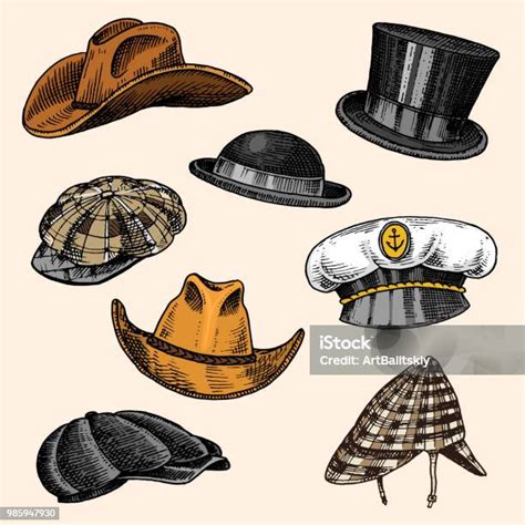 우아한 남성용 여름 모자 빈티지 컬렉션입니다 페도라 더비 Deerstalker 홈 부르 크 중산 짚 베 레모 캡틴 카우보이 Porkpie 배타 만족 모자 레트로 패션