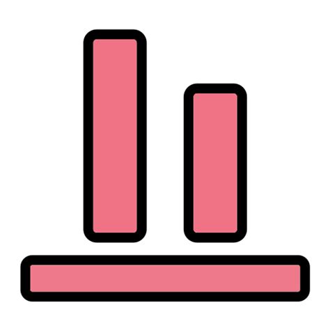 Bottom Alignment Generic Outline Color Icon