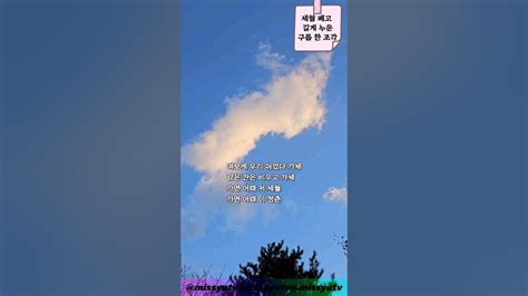 ️세월베고길게누운구름한조각박서진오승근곡 Youtube