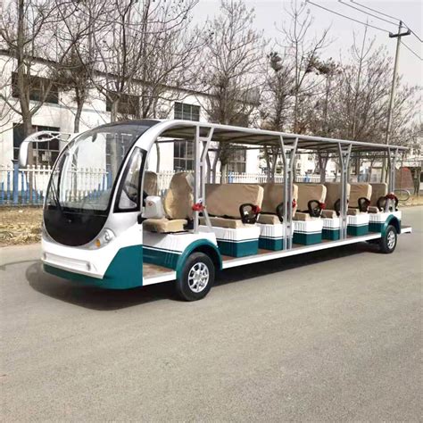 Open Sided 72v 7 5kw Power Super Charge 23 Passenger Electric