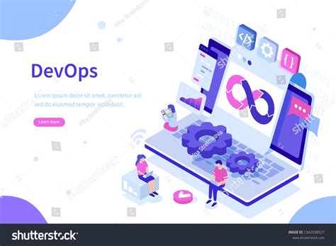 Programmers Work Concept Can Use Web Stock Illustration 1342938527