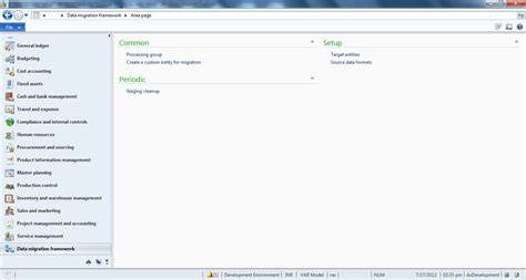 Microsoft Dynamics Axapta 2012 Ax 2012 Data Migration Framework