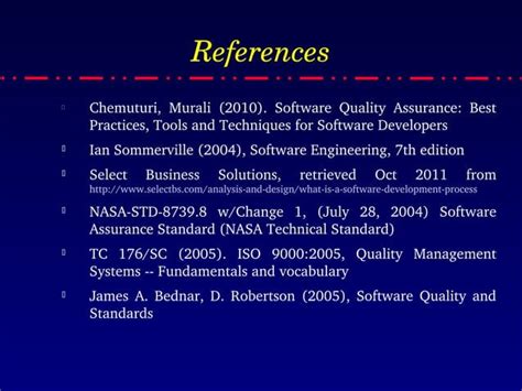 Software Quality Management Standards Pdf