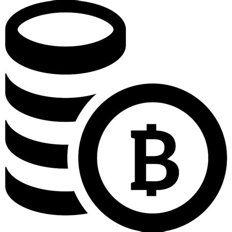 Bitcoin Stacked Money Vector SVG Icon SVG Repo