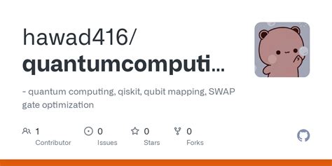 GitHub Hawad Quantumcomputing Quantum Computing Qiskit Qubit Mapping SWAP Gate