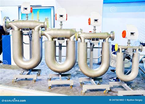 Coriolis Flow Meter Or Mass Flow Meter For Measurement Of Oil And Gas Fluids In Pipe Line Stock