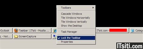 Lock And Unlock Windows Xp Taskbar