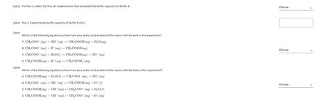 Solved Preparation Of Buffer Solutions Table View List View