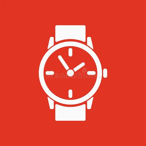 The Watch Icon Clock And Wristwatch Timer Time Stopwatch Symbol Stock Illustration
