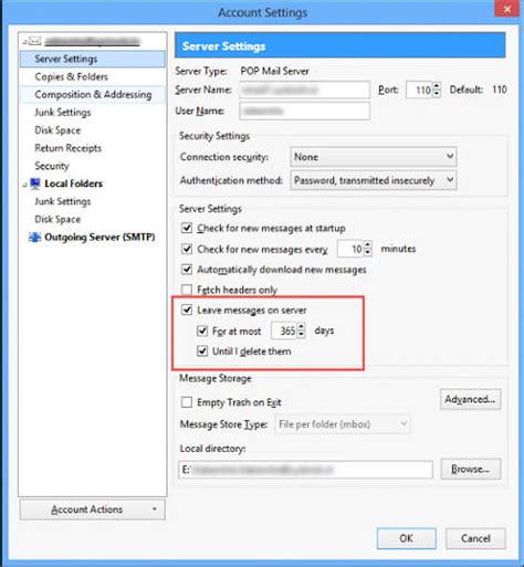methods to fix thunderbird inbox full can not receive email error