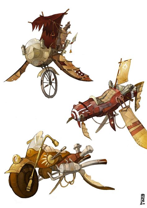 Steampunk Flying Car Concept Artofit