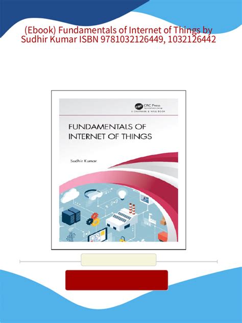 Ebook Fundamentals Of Internet Of Things By Sudhir Kumar Isbn