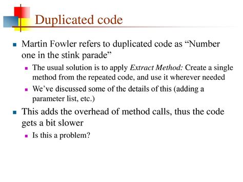 Refactoring Iii 25 Dec Ppt Download