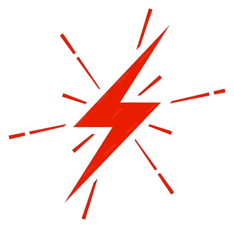 Red Lightning Bolt Logo