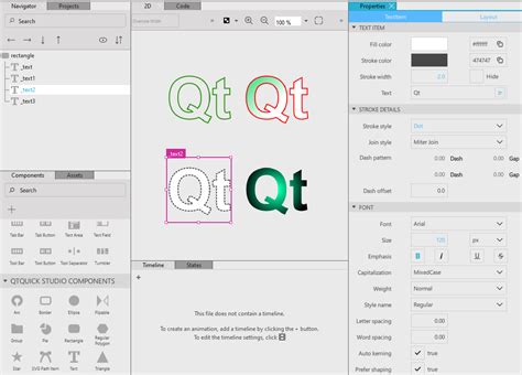 TextItem QML Type Qt Quick Studio Components Qt 6 0 0