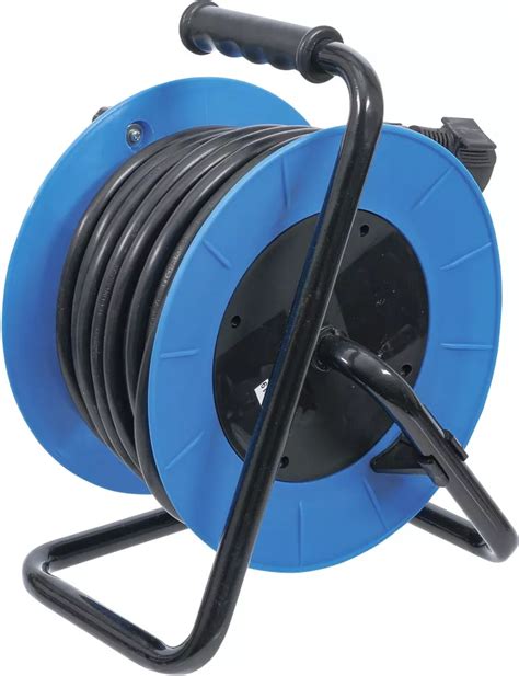 Bgs Technic Enrollador De Cable 15 M 3 X 1 5 Mm² 4 Tomas Ip