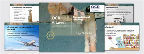PG Online OCR A Level Computing Teaching And Learning Resources PG Online